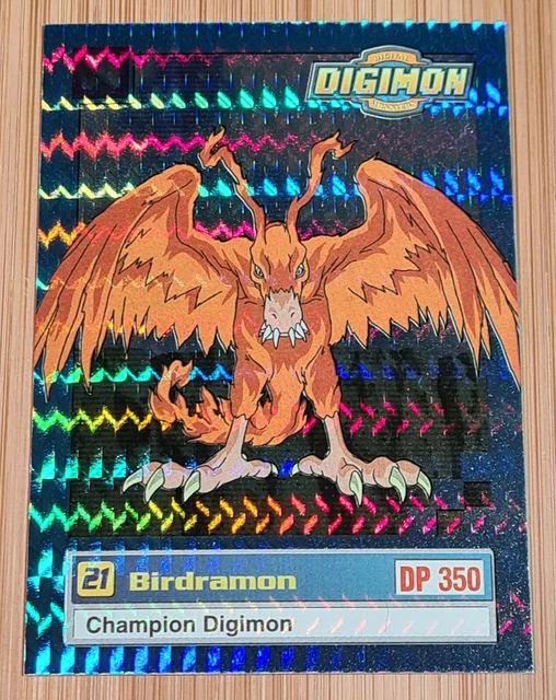 BIRDRAMON # 23 of 34 Animated Series 1 Bandai 2000 English Top Mint ...