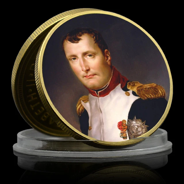 PORTRAIT OF NAPOLEON Gold Coin The Great Emperor of The First Empire of ...