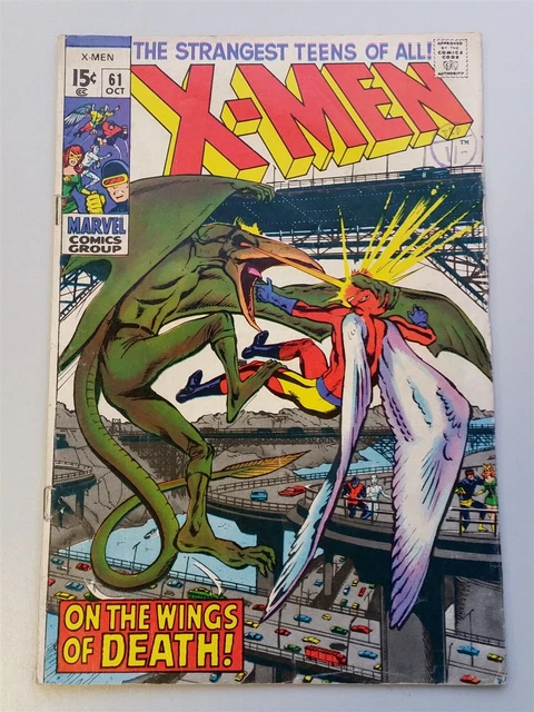 UNCANNY X-MEN #61 Neal Adams 2Ème Application Sauron Octobre 1969 ...