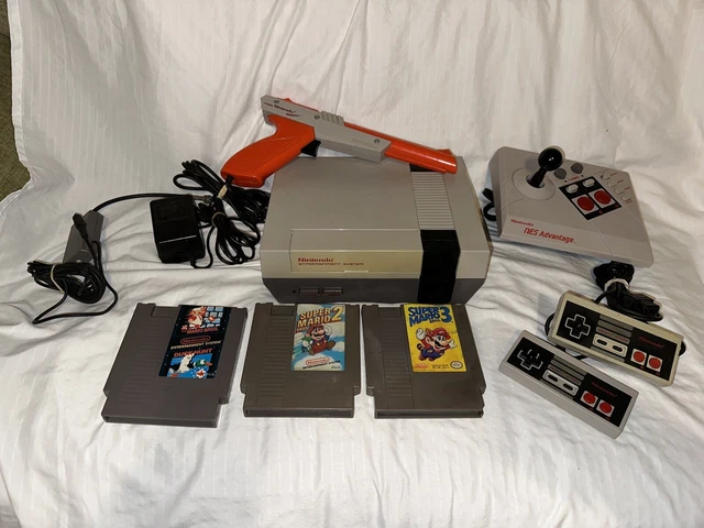 NINTENDO NES SYSTEM Console Super Mario Bros 1 2 3 Original OEM 3 ...