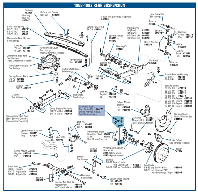 CORVETTE C2 C3 Trailing Arm Shim Kit 16Pc 1963-1982 $71.74 - PicClick CA