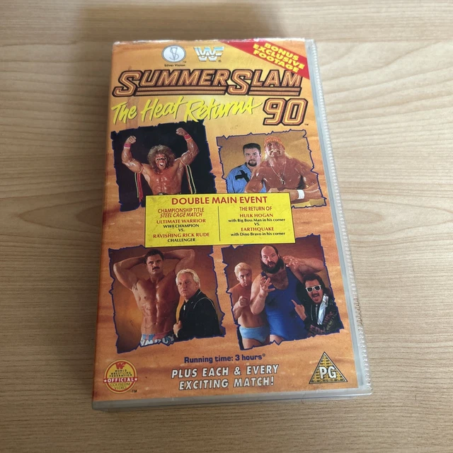 WWF SILVER VISION wrestling vhs tape Summerslam 90 £5.00 - PicClick UK