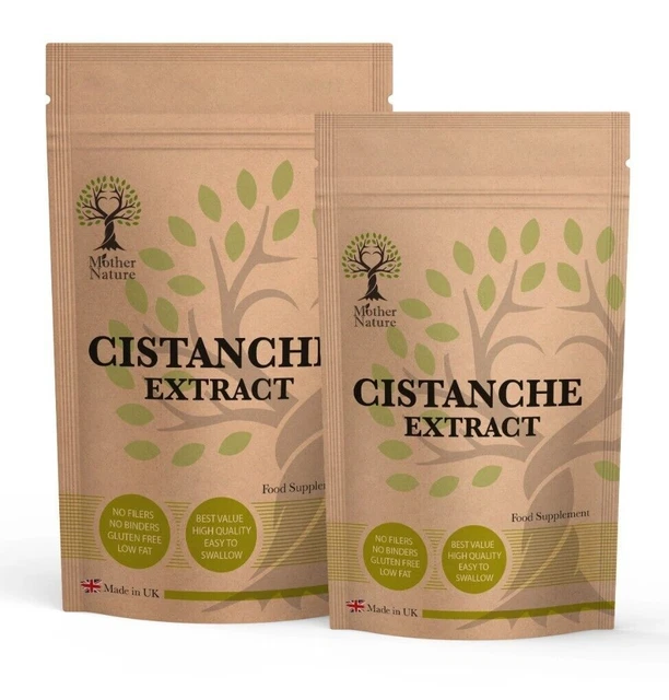 CISTANCHE EXTRACT 500MG Capsules Natural Cistanche Tubulosa Supplement ...