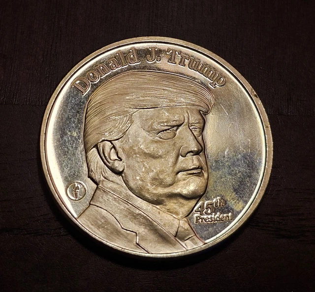 PROOF DONALD TRUMP 45th President The White House 1 oz .999 Silver Round! £28.91 - PicClick UK