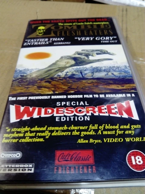 RARE VIPCO VHS Tape 'Zombie Flesh Eaters' Special Widescreen Edition £3 ...