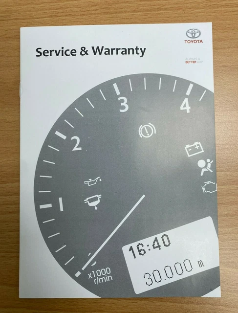 GENUINE TOYOTA YARIS Service History Record Book NEW BLANK £5.95 ...