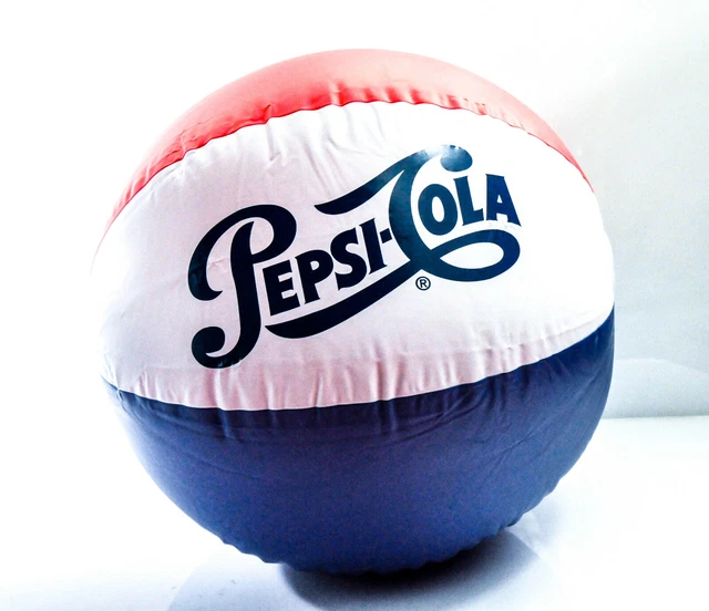 PEPSI COKE, RETRO water ball, beach ball, beachball 80s cult £5.12 ...