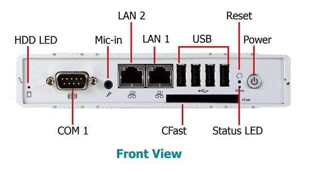 DFI EC800 PFSENSE Firewall 2GB RAM 16GB SSD Dual LAN £40.00 - PicClick UK