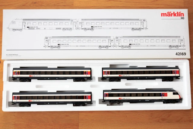 MÄRKLIN 42169 - H0 Wagenset "Inlands-Pendelzug" SBB/CFF/FFS OVP EUR 143,00 - PicClick DE