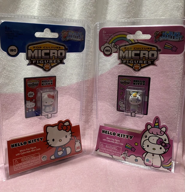 HELLO KITTY MICRO Figures Worlds Smallest Hello Kitty 2 Figures $12.00 ...