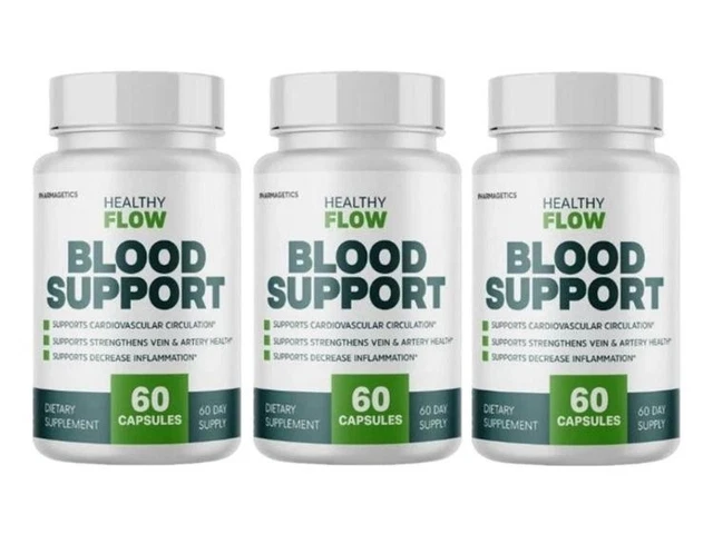 1~5X CARDIOVASCULAR CIRCULATION Healthy Flow Blood Support Formula - 60 ...