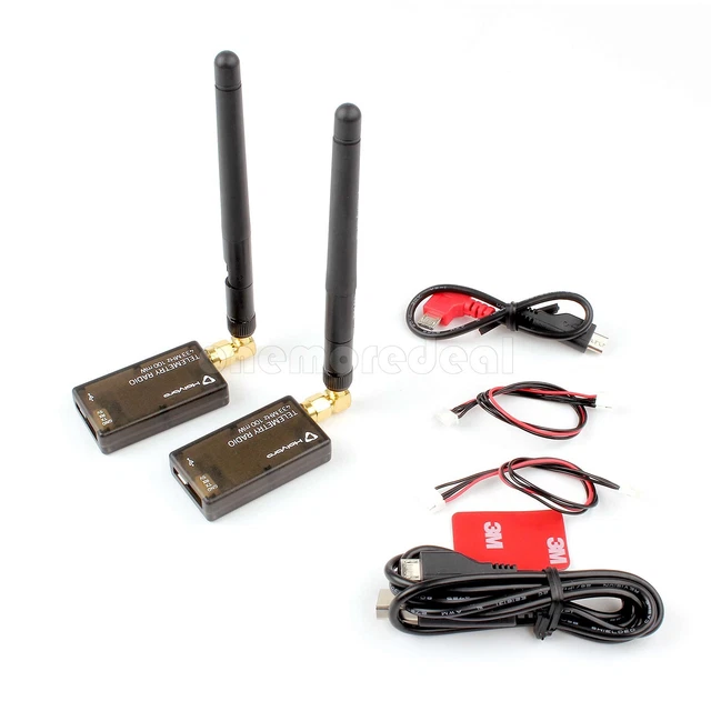 TRANSCEIVER TELEMETRY RADIO Kit V3 500mW 433Mhz Module for DIY RC drone ...
