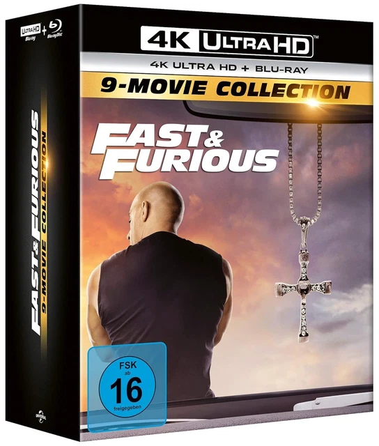 FAST & FURIOUS - 9-Movie Collection (9 4K Ultra-HD) (+ 9 Blu-rays 2D ...