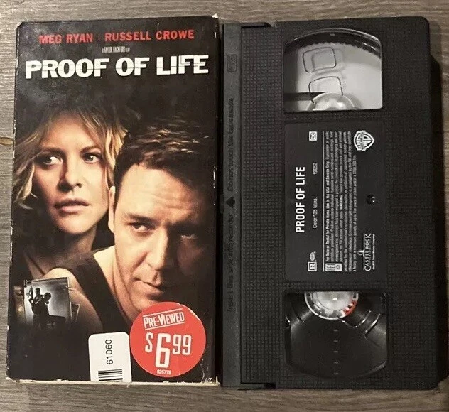 PROOF OF LIFE VHS Tape - Starring Meg Ryan & Russell Crowe 2000 £3.72 ...