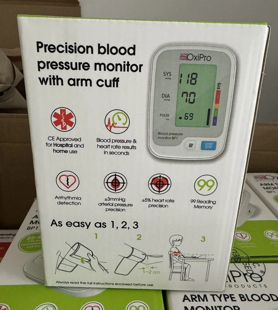 OXIPRO BP1 - NHS Supplied Blood Pressure Monitor / BP Machine E £23.00 ...