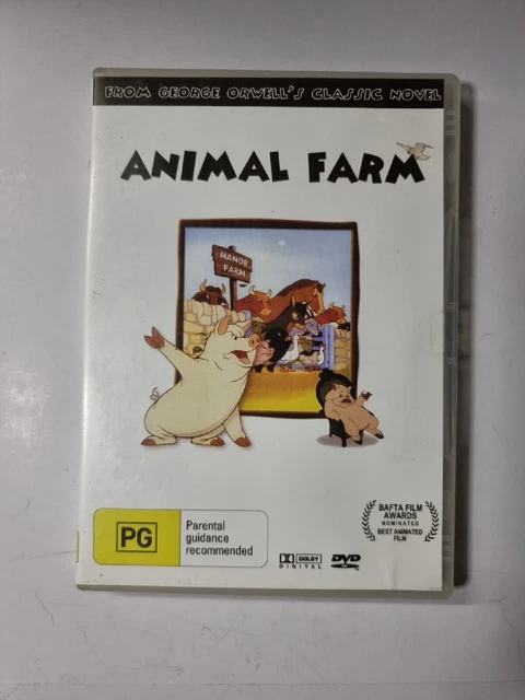 ANIMAL FARM DVD From George Orwell's Classic Novel Region 4 cw244 $16. ...