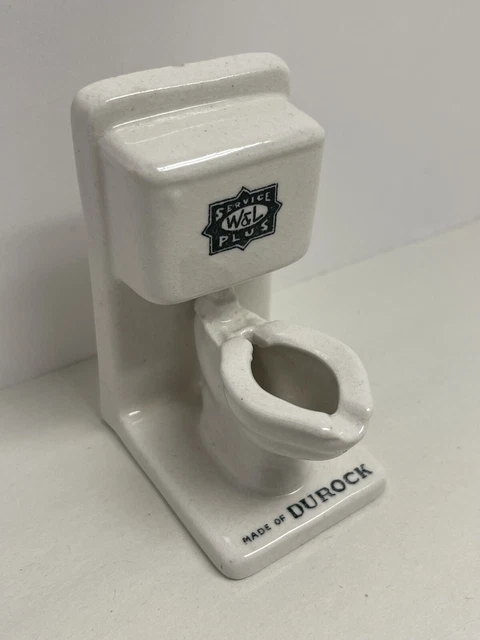 VINTAGE CERAMIC SALESMAN Sample Toilet - Durock - Maddocks Sons Trenton ...