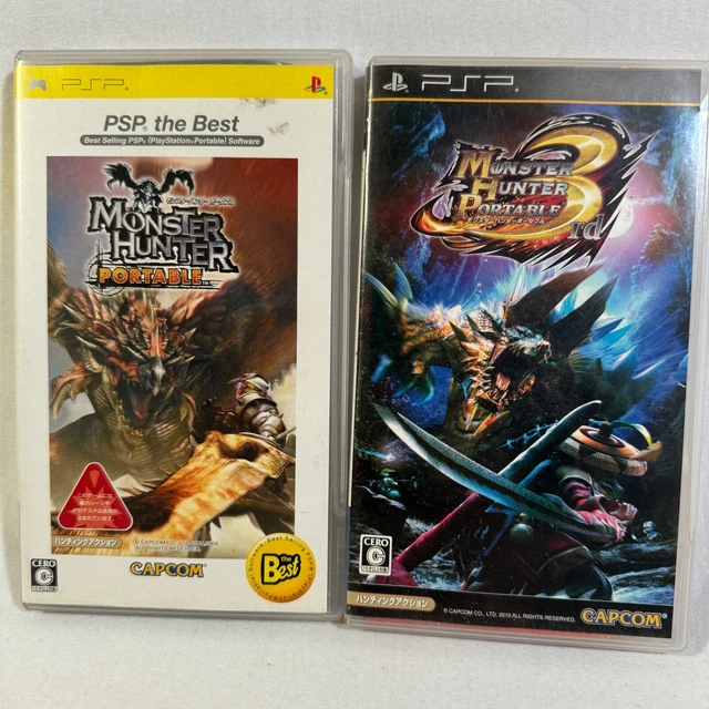 MONSTER HUNTER PORTABLE 3 PlayStation Portable PSP Game Bundle NTSC-J EUR 29,41 - PicClick FR