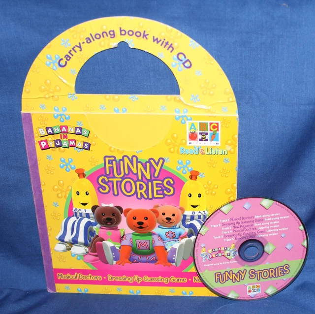 BANANAS IN PYJAMAS Funny Stories HC Book With CD Musical Doctors Dress ...
