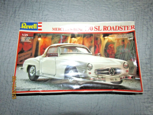 REVELL 1:25 SCALE Mercedes Benz 190 Sl Model Kit, Complete In Sealed ...