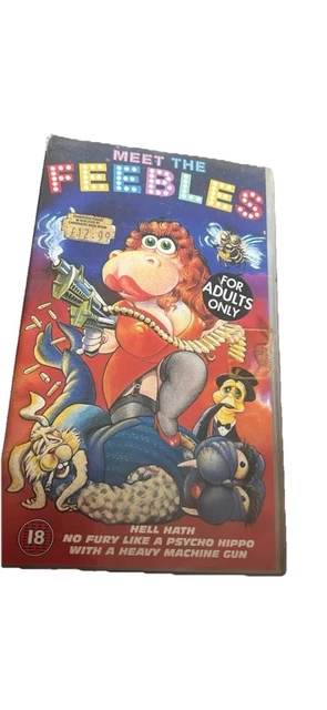 MEET THE FEEBLES 1992 VHS Peter Jackson, Not for Children £21.51 ...