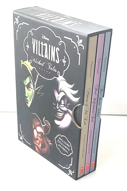 DISNEY: VILLAINS WICKED Tales Boxed Set (Books 1-3 No Journal) by Not ...
