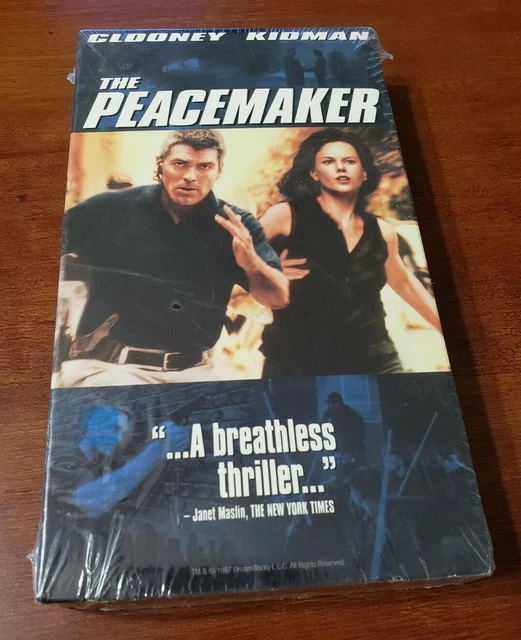 THE PEACEMAKER (VHS, 1998) George Clooney, Nicole Kidman New Sealed ...