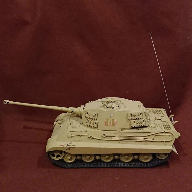 TAMIYA 1/16 KING Tiger Henschel torretta Propo Attack-4 EUR 332,32 ...
