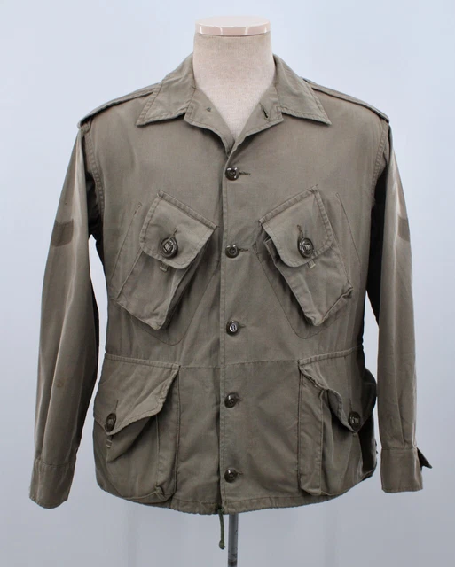 VTG MEN'S 1960S Canadian Army Combat Jacket / Coat 1963 Sz 2 Short 60s ...