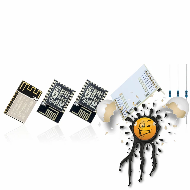 ESP8266 ESP-12F ESP-12E ESP-12S 32Mbit Arduino Sets incl. Resistors $5. ...