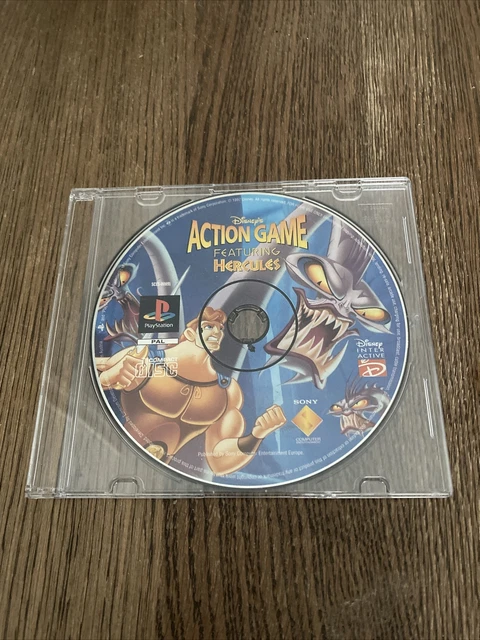 HERCULES DISNEY'S ACTION Game PS1 PlayStation 1 Game Black Label PAL £ ...