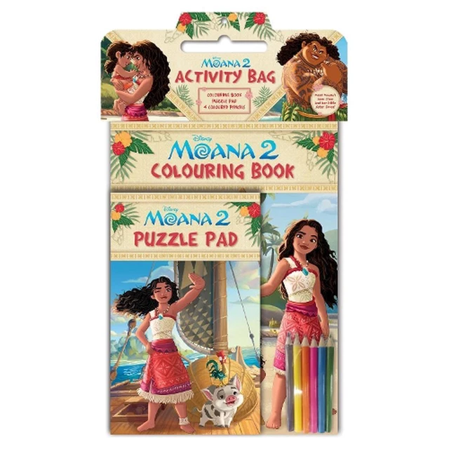 MOANA 2: ACTIVITY Bag (Disney) Paperback Book $17.56 - PicClick AU