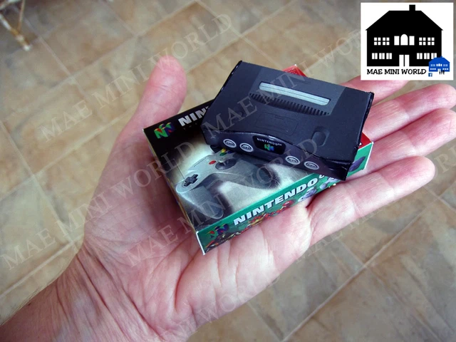 NINTENDO 64. MINIATURE replica. Scale 1/6 Papercraft £7.45 - PicClick UK