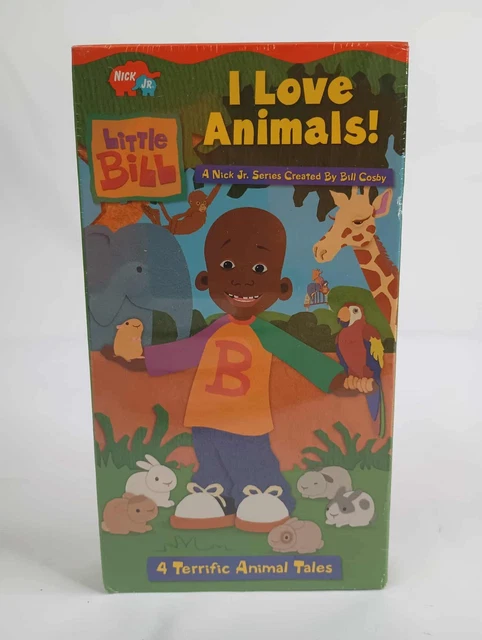 LITTLE BILL I Love Animals VHS Tape 2002 Bill Cosby Nick Jr BRAND NEW ...