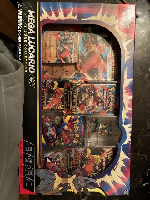POKEMON TCG MEGA Lucario ex Premium Figure Collection Box Factory ...