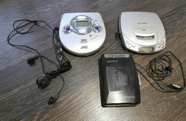 SONY WALKMAN JVC portable CD player Sony personal cassette player £30. ...