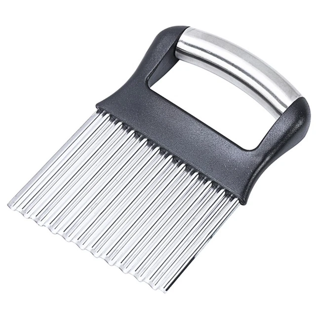 PROFESSIONAL WAVY VEGETABLE Cutter Stainless Steel Ergonomic Handle ...