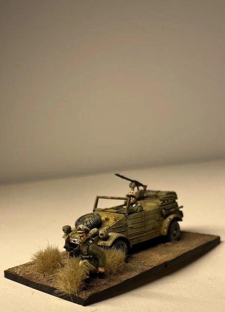 28MM PERRY MINIATURES WW2 German Kubelwagen Command Staff EUR 72,00 ...