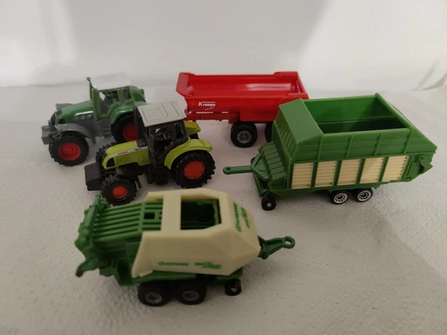 LOT SIKU TRACTEUR remorque presse agricole tracteur miniature ferme EUR 12,50 - PicClick FR