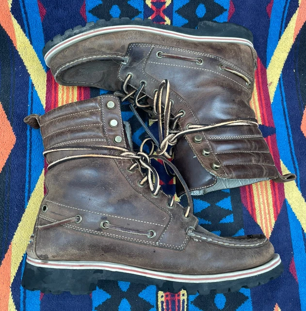 SPERRY BAND OF Outsiders Brown Boot Men US 9M Vibram Sole SAMPLE £44.69 ...