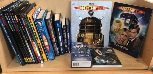 DOCTOR WHO BOOK Collection Annuals Tardis Storybooks Stickers A-Z ...