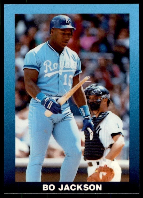 BO JACKSON BORDURE bleue BELLE Knows chauves-souris cassées ! Kansas ...