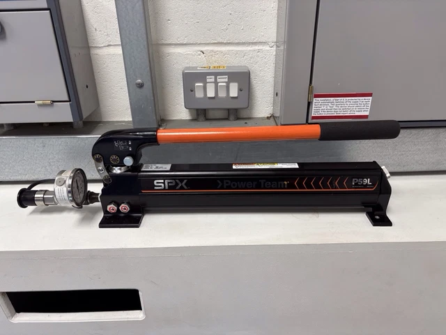 POWER TEAM SPX Aluminum Hydraulic Hand Pump 2 Speed P59L 700 BAR ...