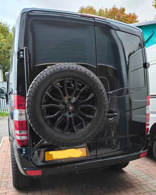 WHEEL CARRIER FOR Mercedes Sprinter or VW Crafter - heavy duty £395.00 ...