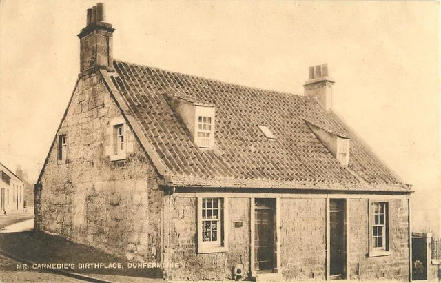 DUNFERMLINE SCOTLAND MR. Carnegie's Birthplace OLD PHOTO $9.00 ...