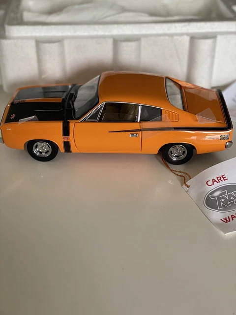 RARE TRAX 1972 Chrysler Valiant VH Charger R/T E49 1/24 Scale Diecast ...