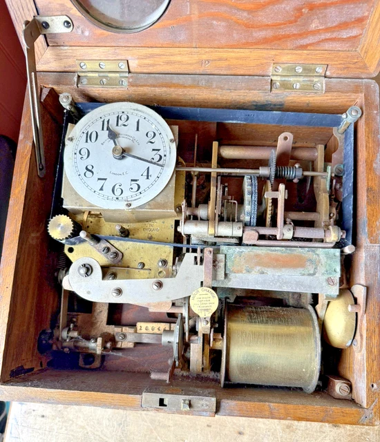 VINTAGE BRITISH TIME Recorder Co ltd. Clocking In Machine A GREAT ...