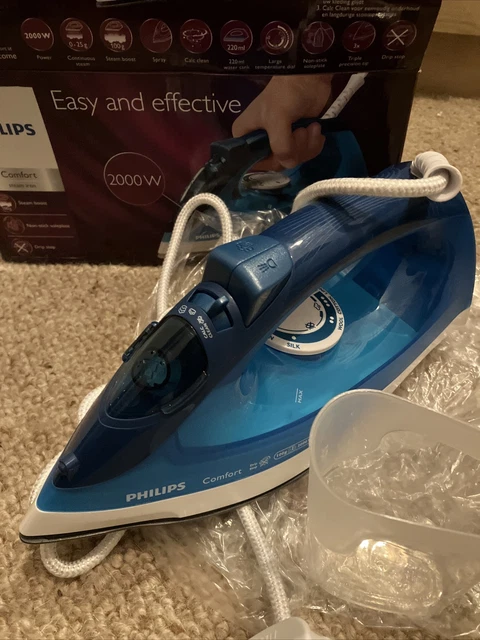 PHILIPS COMFORT STEAM Iron 2000W Model GC1436/29 EUR 23,90 - PicClick FR