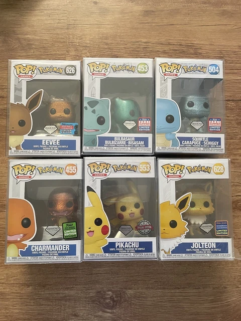 POKEMON FUNKO POP DIAMOND 2021 Convention Bundle Starters Charmander ...