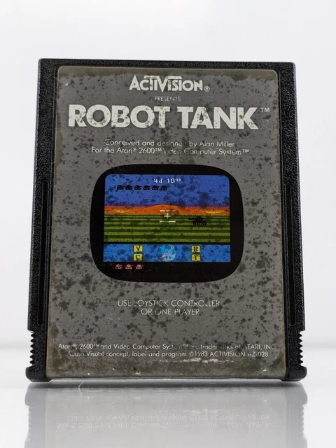 ACTIVISION ROBOT TANK ATARI 2600 Modello AZ-028 Rilascio 1983 (solo ...